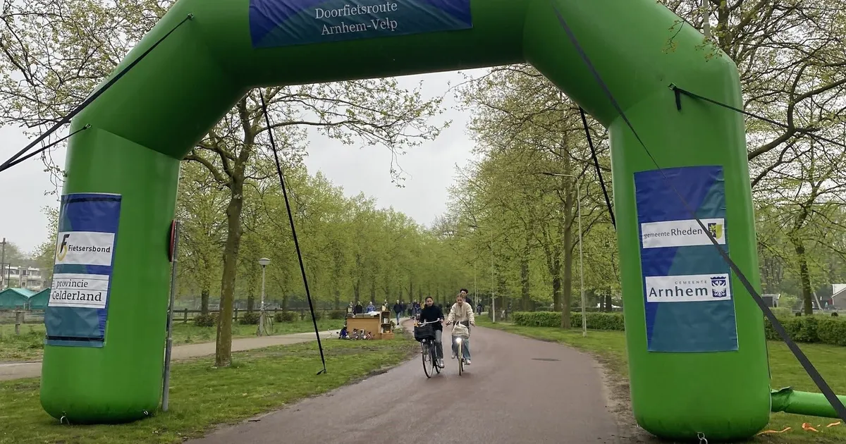 Doorfietsroute Arnhem-Velp officieel geopend