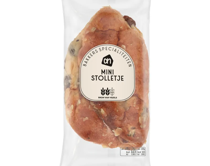 Terugroepactie Albert Heijn AH Mini Stolletje wegens stukjes metaal