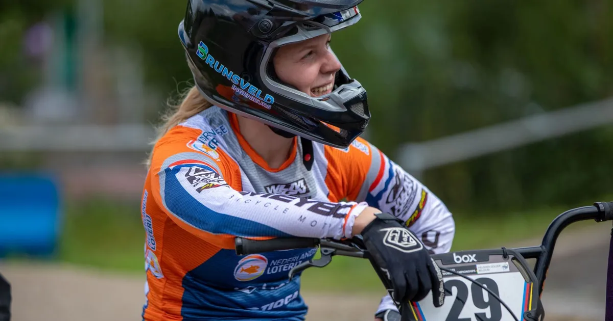 BMX’ster Ruby Huisman gaat voor goud