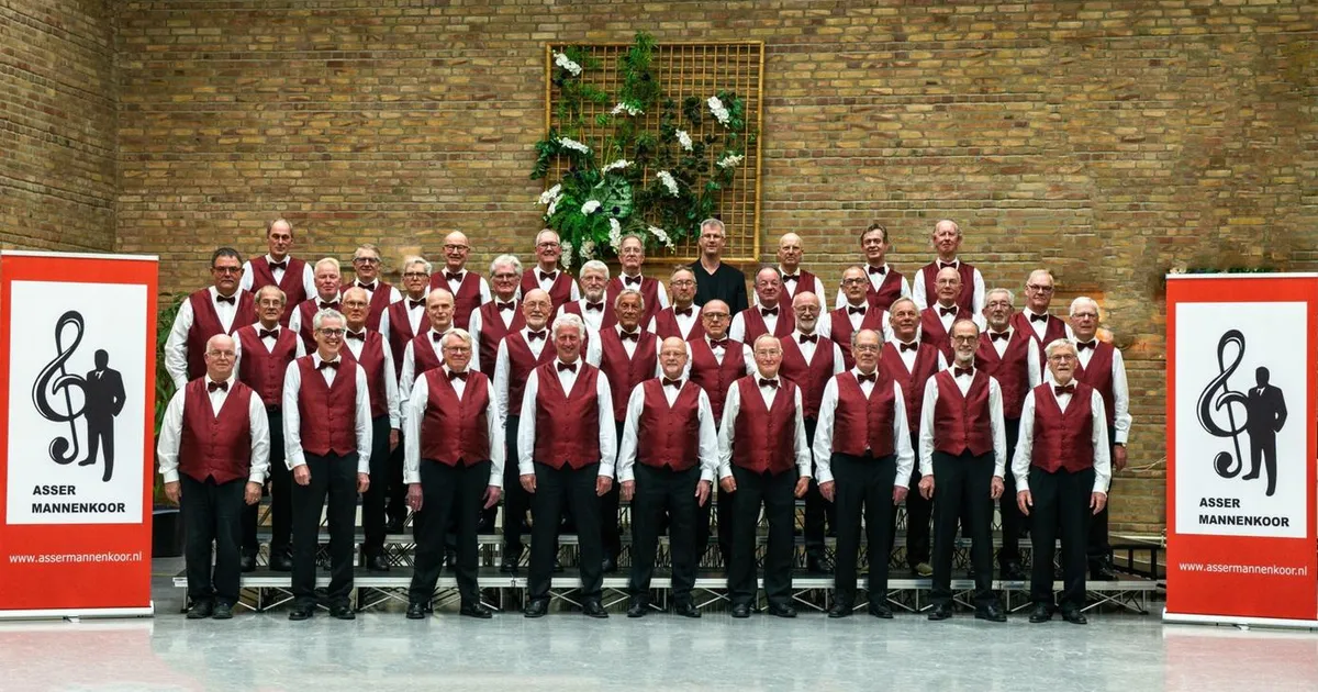 Honderdjarig Asser Mannenkoor pakt op 5 november uit in De Nieuwe Kolk