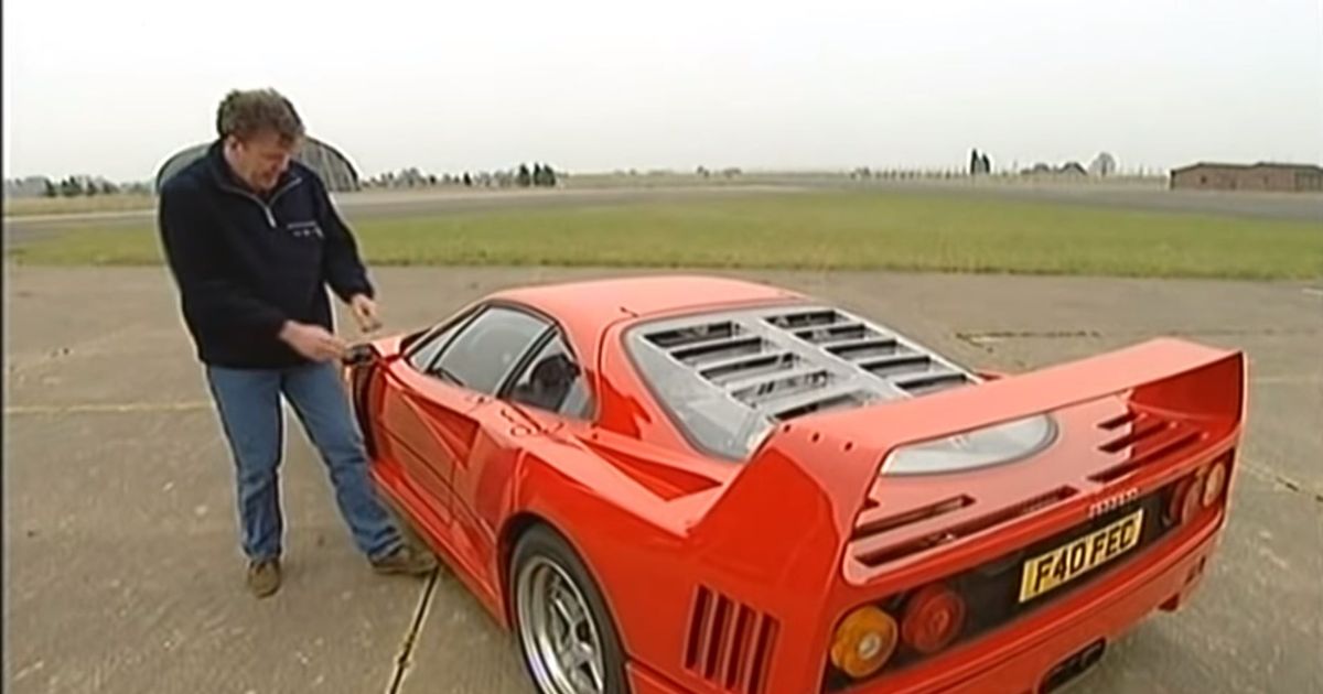 Jeremy Clarkson e la F40: fu Amore a prima vista [VIDEO]