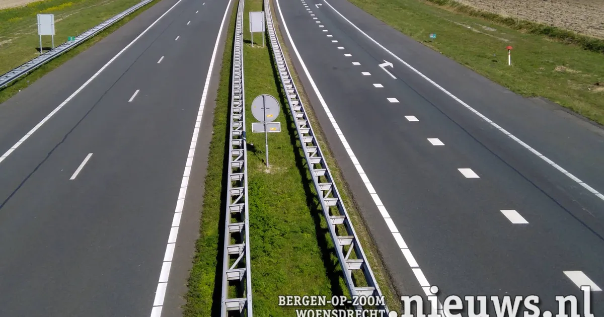 Nachtafsluitingen A58/A4 in Noord-Brabant, 18-22 augustus