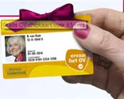 Gratis persoonlijke OV-chipkaart 65+ers