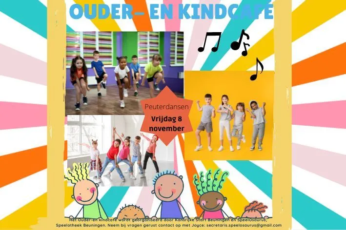 Peuterdans Workshop voor Peuters (2-4 jaar) bij het Ouder- en Kindcafé