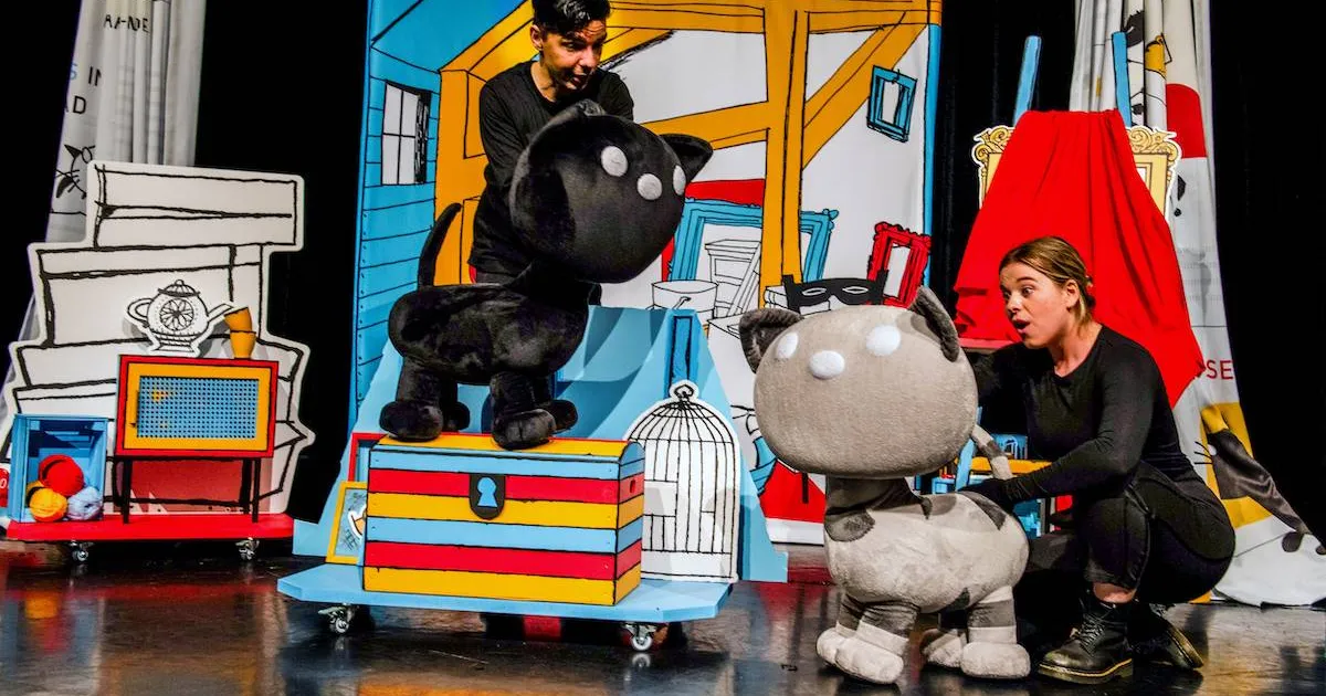 Pim & Pom op schattenjacht in het Molentheater, een muzikaal avontuur