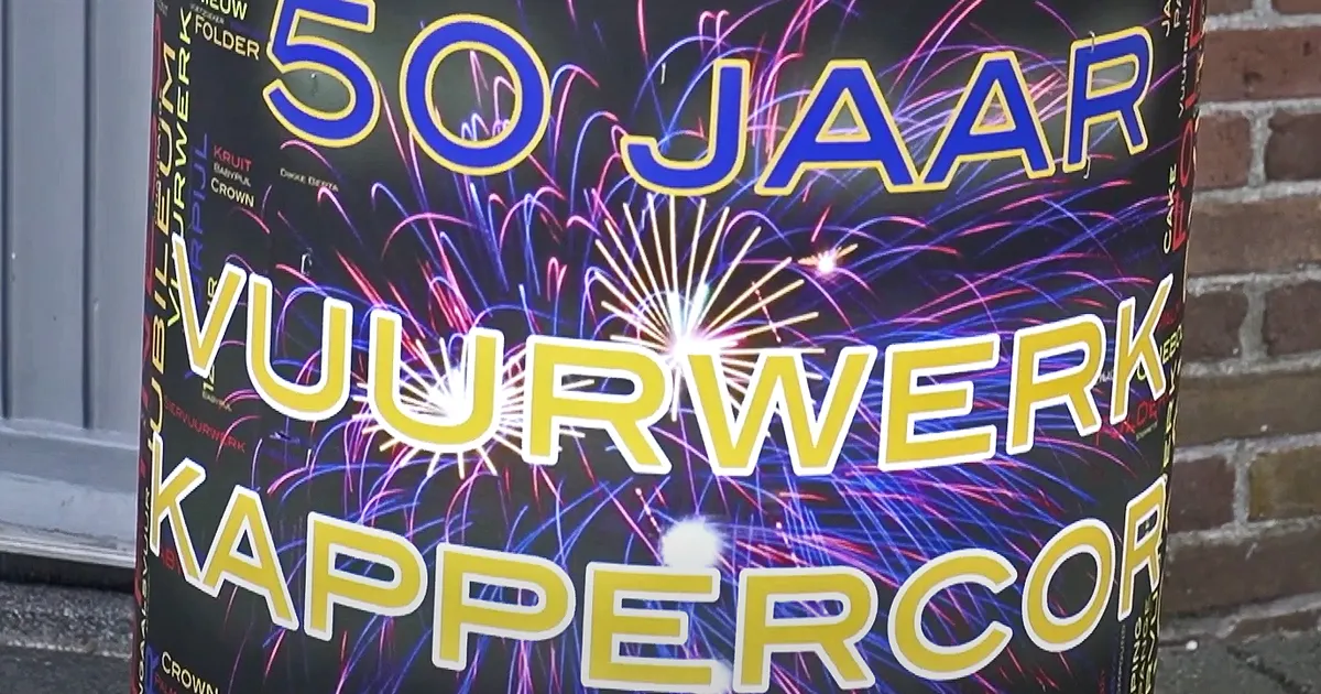 Al 50 jaar vuurwerk bij kapper Cor