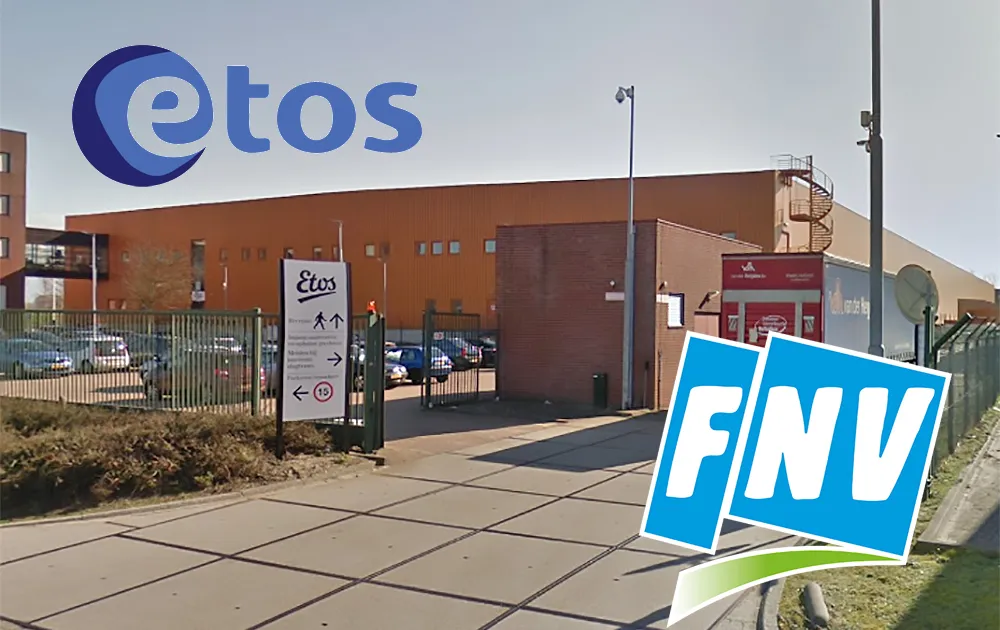 Staking bij distributiecentrum Etos in Beverwijk gaat 6e dag in