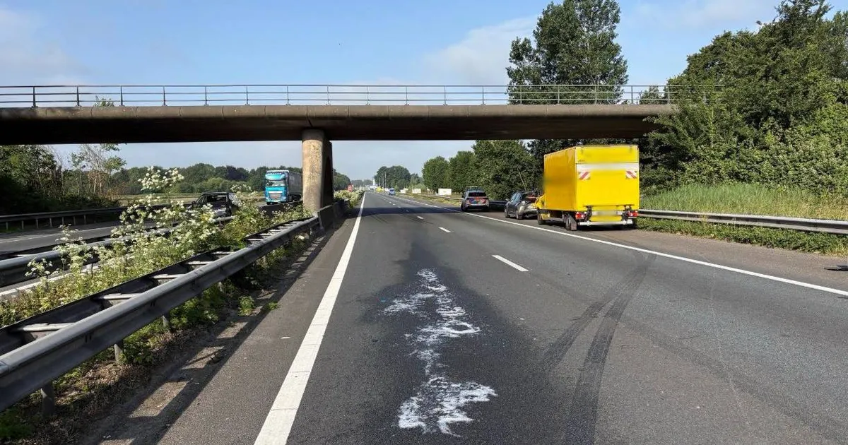 Verkeer op A59 bij knooppunt Hooipolder vertraagd door ongeval