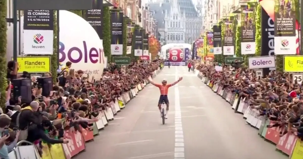 Gianni Vermeersch, 5º en el Mundial de Gravel, se rinde a Mathieu van ...