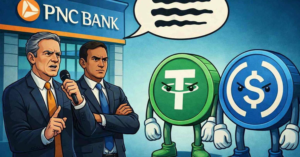 PNC Bank CEO haalt fel uit naar stablecoins: “Kies een kant!”