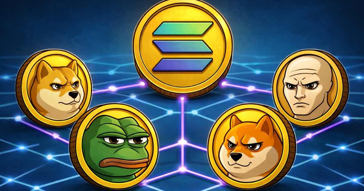 Solana ziet meer memecoin-drukte, maar marktdata blijven gemengd