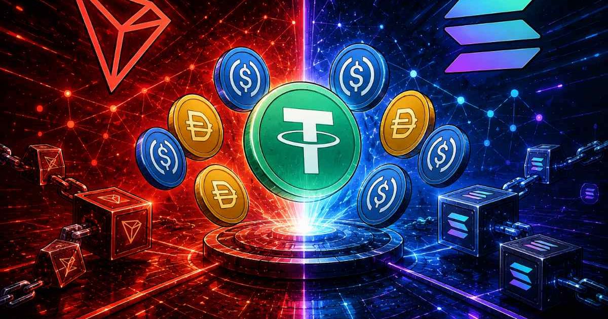 Tron en Solana domineren stablecoin-rails op verschillende manieren