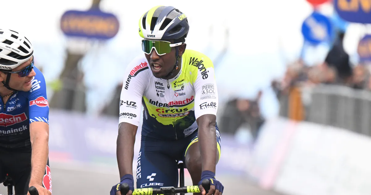 Biniam Girmay "super happy" after finishing 4th on return to racing at ...