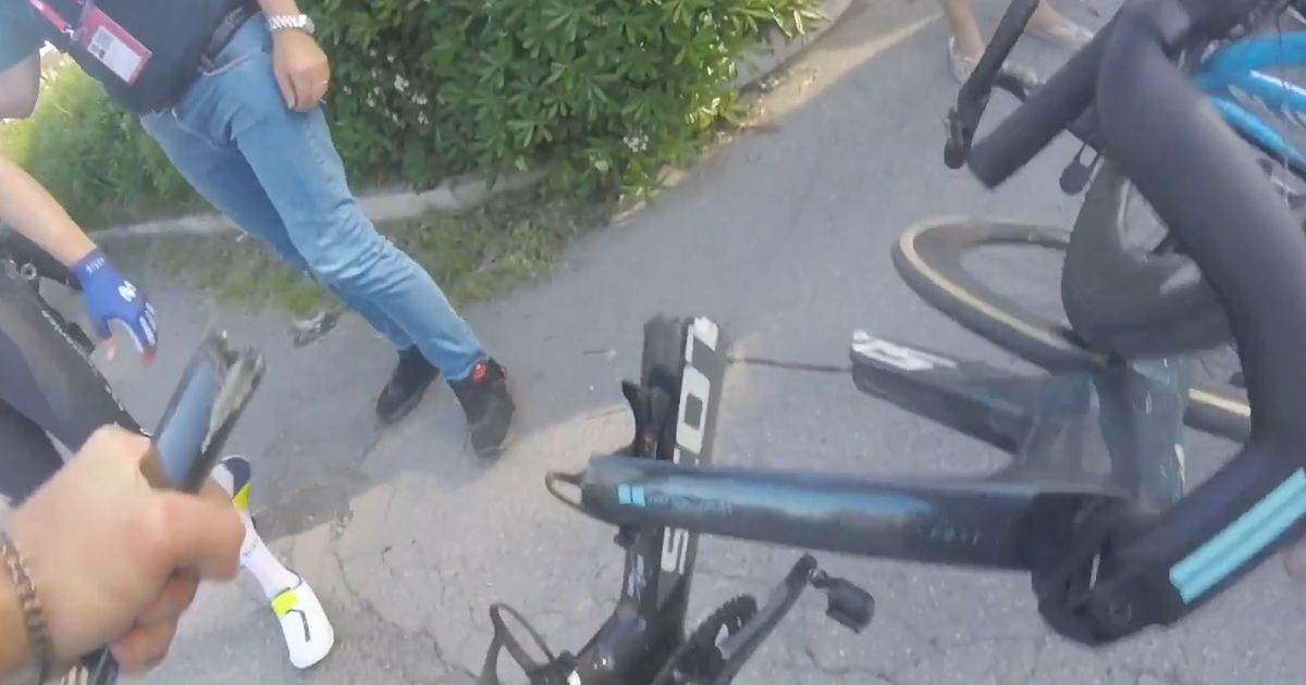 VIDEO: DSM share insight into Giro mass crash and Tusveld's broken-in ...