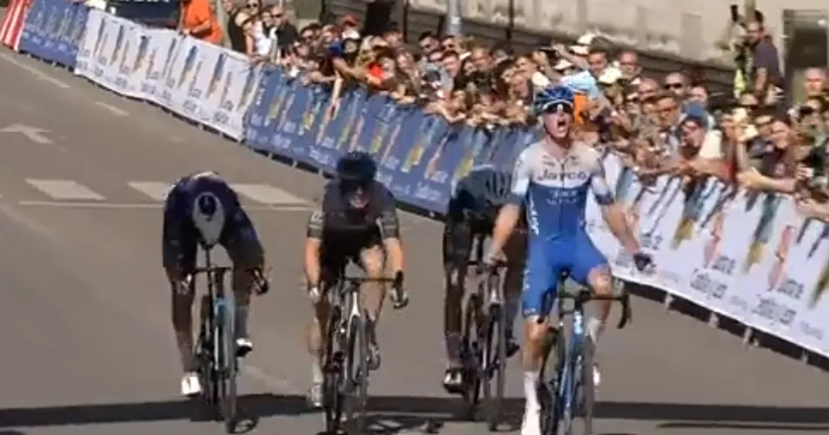 Felix Engelhardt wins the opening stage of the 2023 Vuelta a Castilla y ...