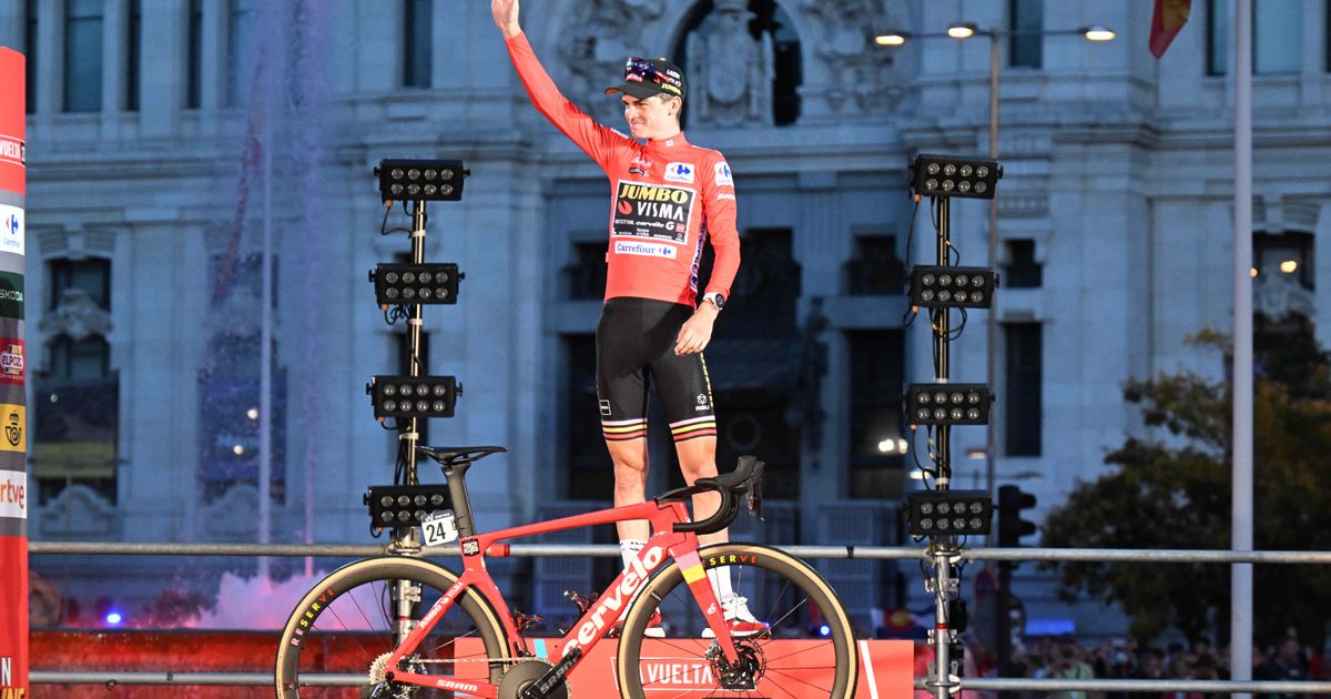Vuelta winner Sepp Kuss welcomed back to Durango, Colorado in joyous ...