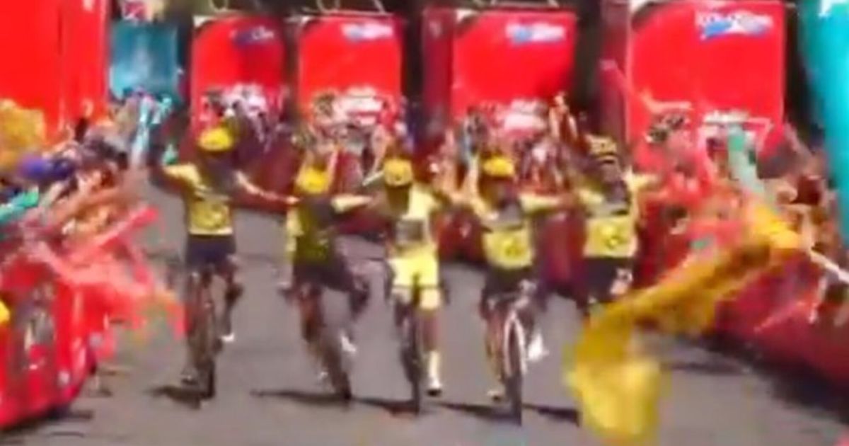 VIDEO: Crazy scenes at finale of the Tour of Guatemala as winning team ...