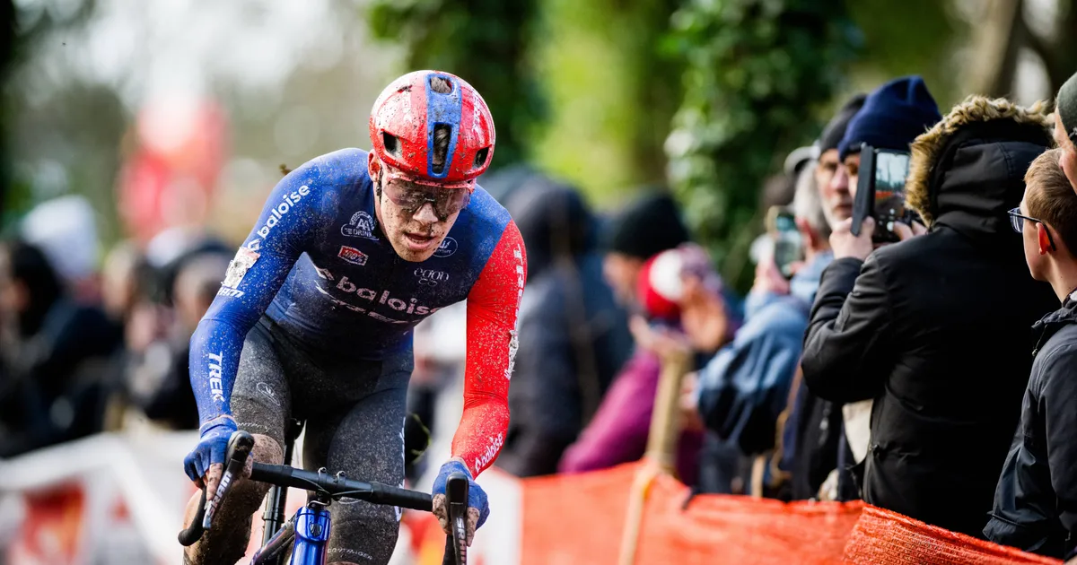 Pim Ronhaar reacts to emotional podium at Exact Cross Heerderstrand