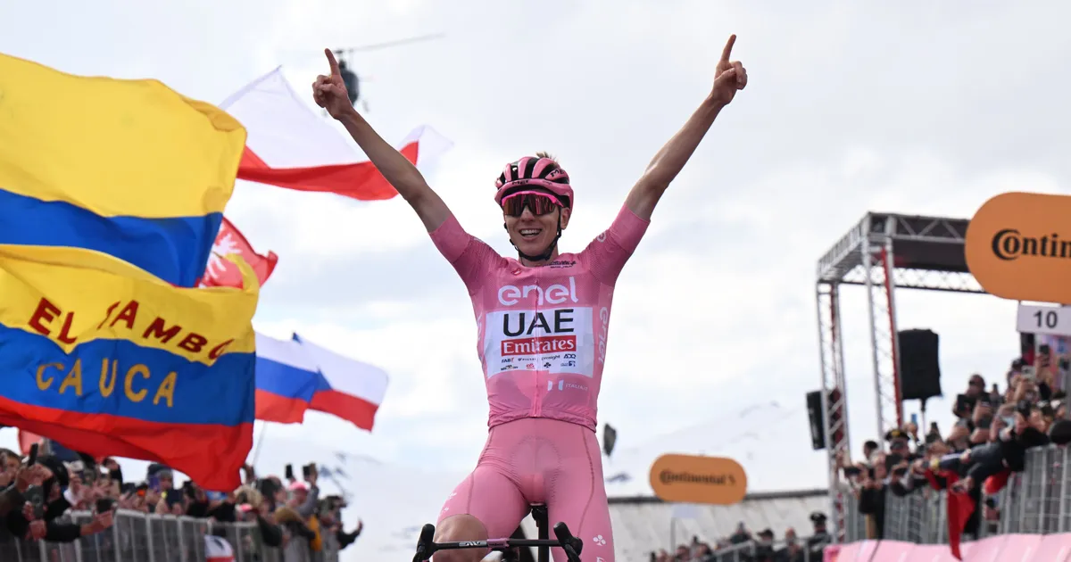 Perfect in pink! Tadej Pogacar takes scintillating sixth stage win at ...