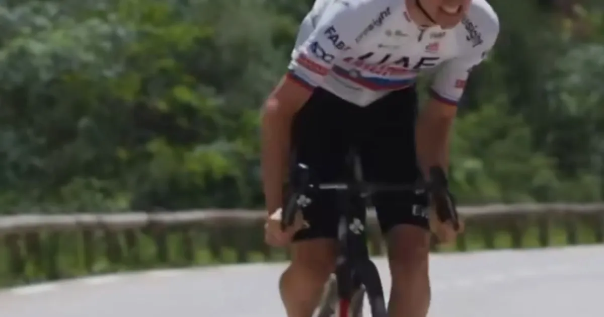 VIDEO: Tadej Pogacar practices uphill attacks in preparation for Tour ...
