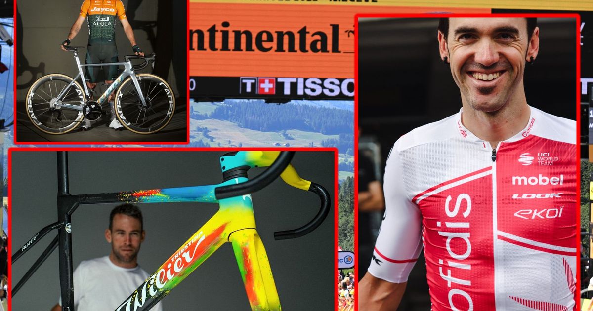 Tour de France | Mark Cavendish's STUNNING new bike; Jayco AlUla and ...