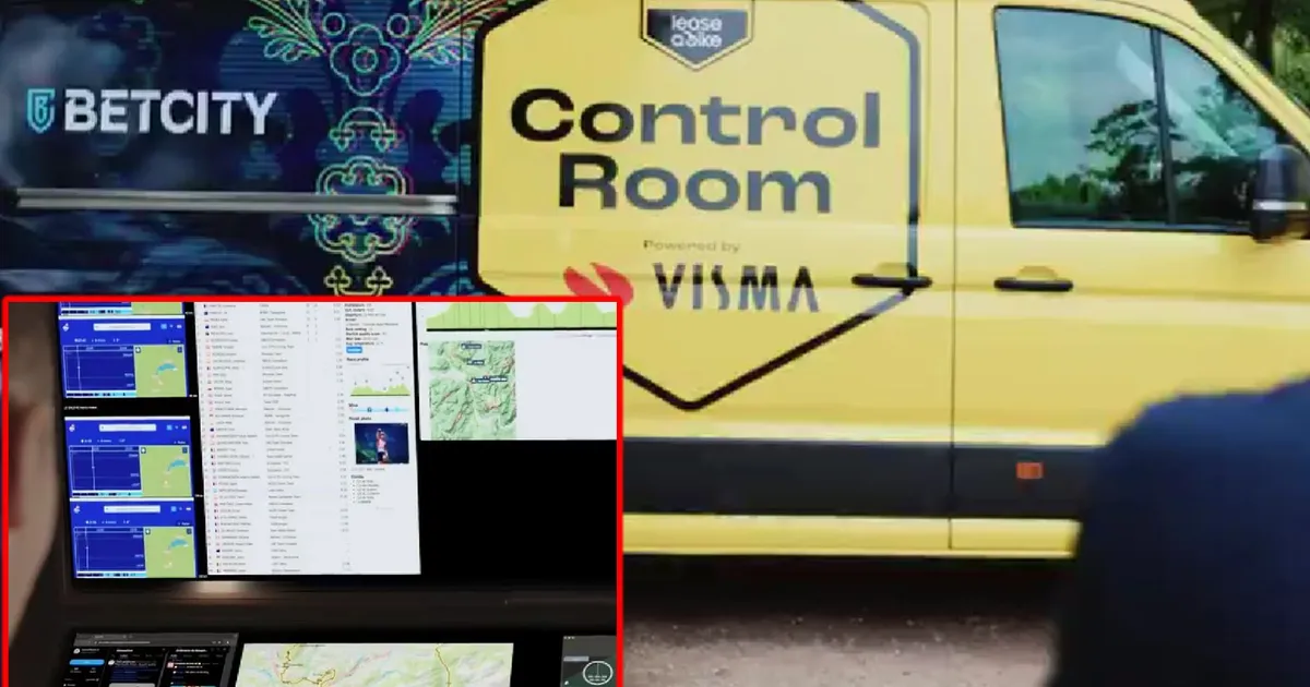 The 'Control Room' - Team Visma | Lease a Bike's reveal innovative new ...
