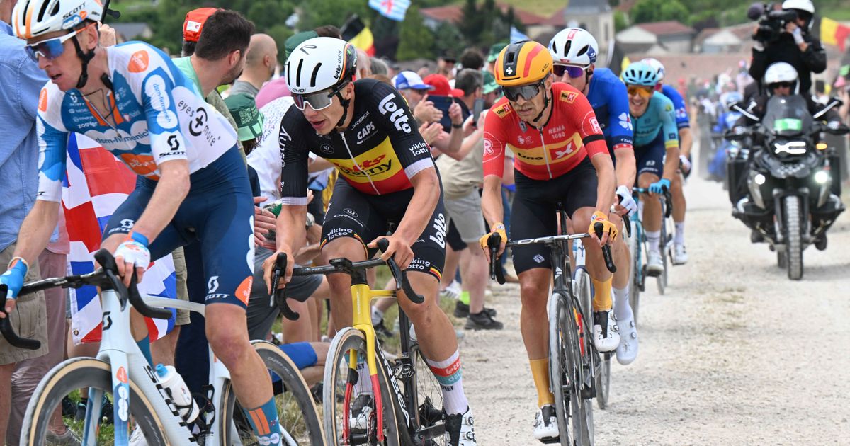 Arnaud De Lie wins queen stage of Renewi Tour as Tim Wellens takes ...