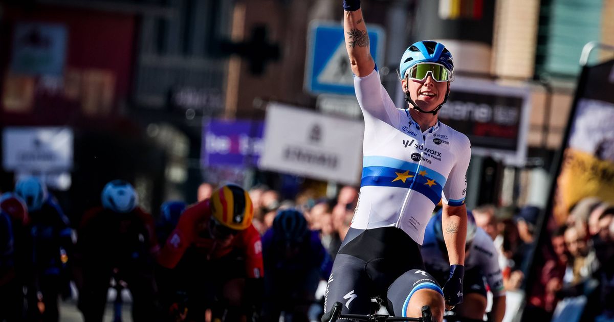 Kim le Court beats Kristen Faulkner and wins Tour of Britain Stage 1!