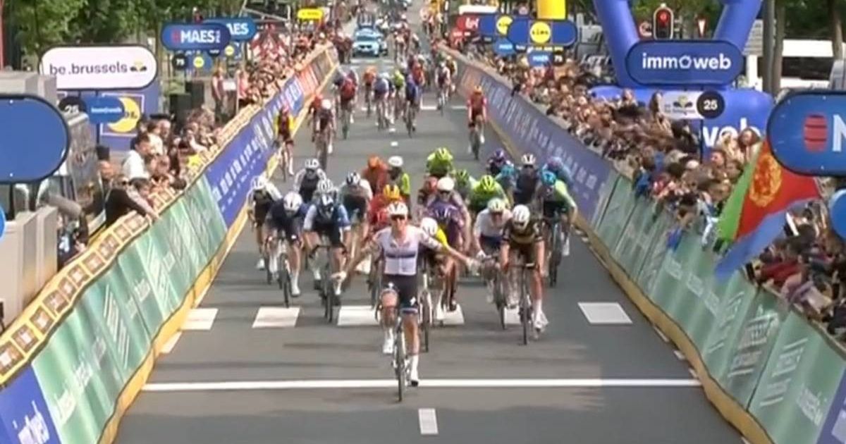 Tim Merlier sprints to victory at Belgium's Brussels Cycling Classic ...