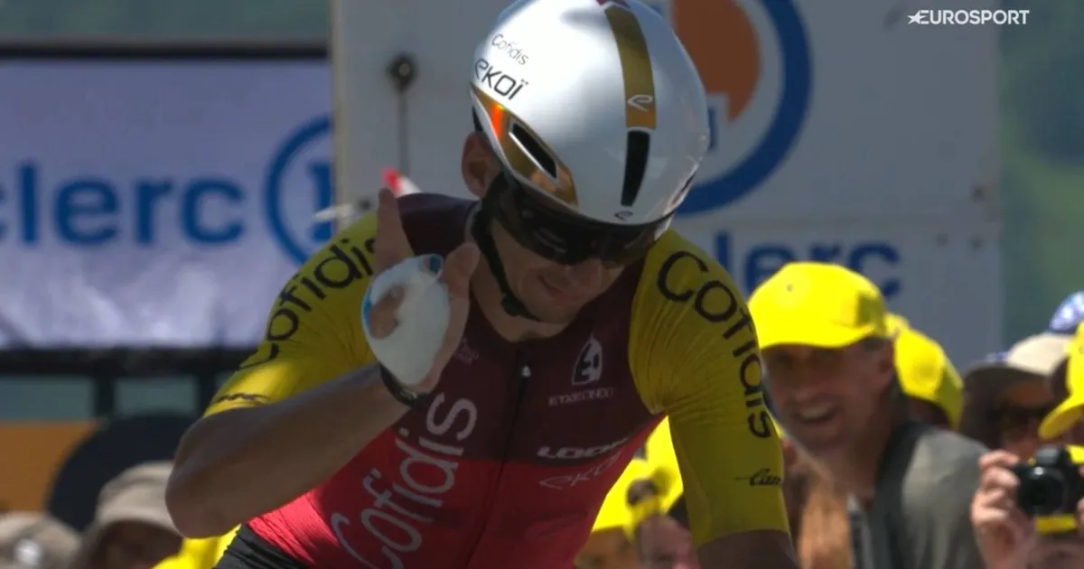 "My last stand" - Bryan Coquard completes stage 13 TT with broken ...