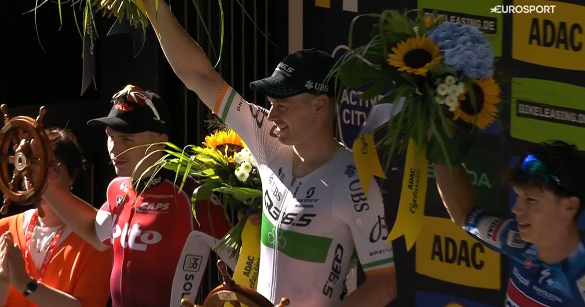“You probably saw my face as I crossed the line – pure disbelief ...