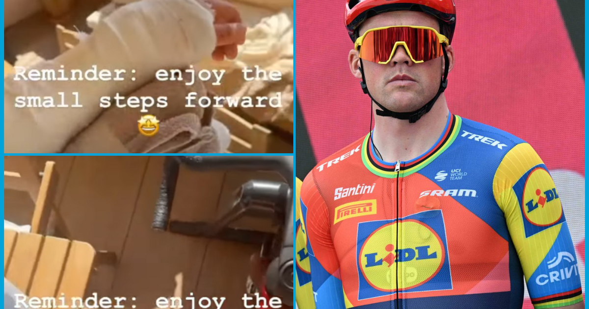 "Enjoy the small steps forward": Mads Pedersen back on indoor bike ...