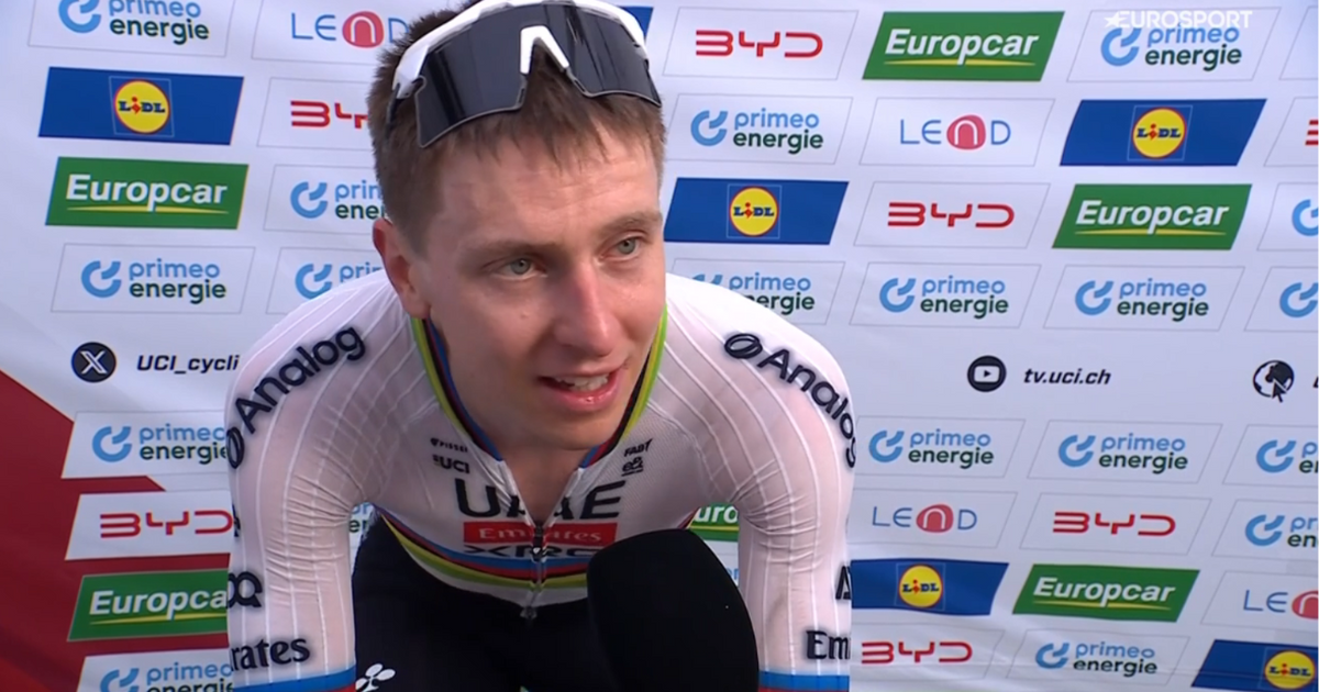 “This was definitely not the plan” - Tadej Pogacar reveals spontaneous ...