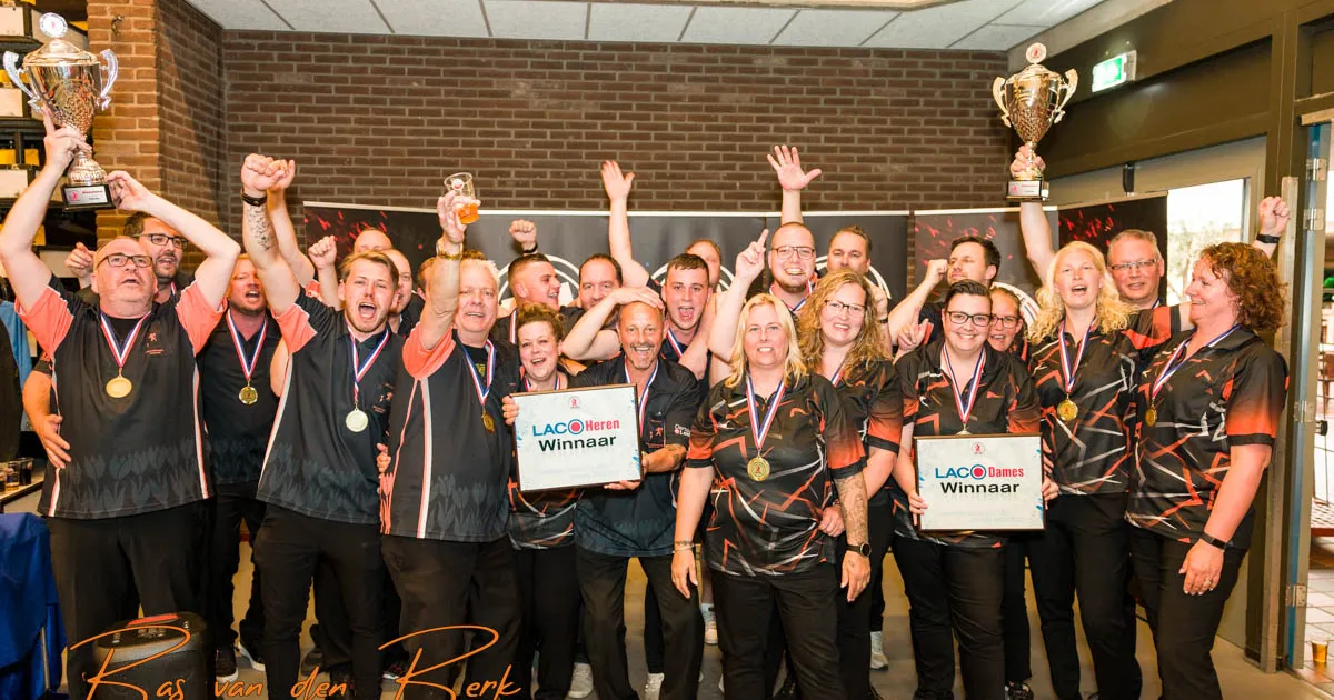 LACO finale dag Barneveld gewonen door de dames van de DBMN en de heren ...