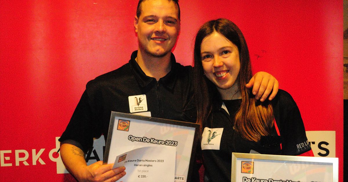 Ryan Deprez en Emilie D'Hondt winnen Sluis Darts Masters 2023