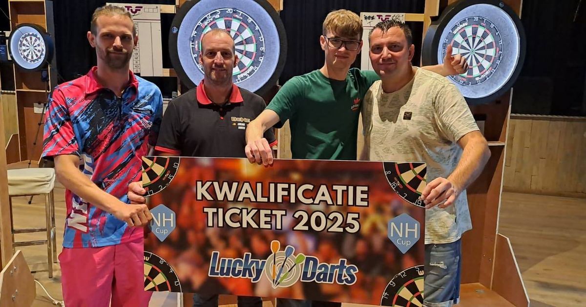 Kevin van Loon, Remco Boogaard, Wesley van de Zande en Dennis Berkhout ...