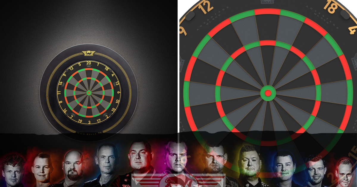 Bull’s NL lanceert Advantage Black Dartboard: strak design met ...