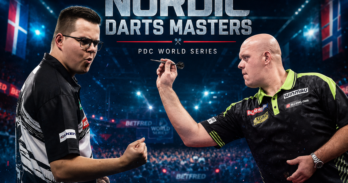 Van Gerwen, Van Veen, Dekker en De Graaf kwamen in actie op Nordic ...
