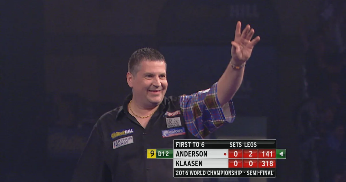 THROWBACK VIDEO: Anderson hits nine-dart finish in one of the best sets ...