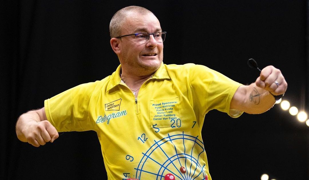 Johan Engstrom wins qualifying tournament for European Darts Grand Prix