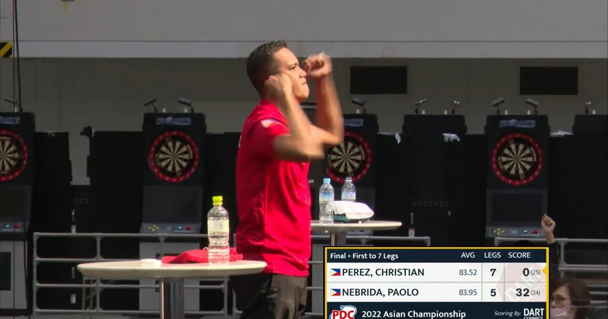 Perez wins PDC Asian Championship, seals Grand Slam of Darts spot ...