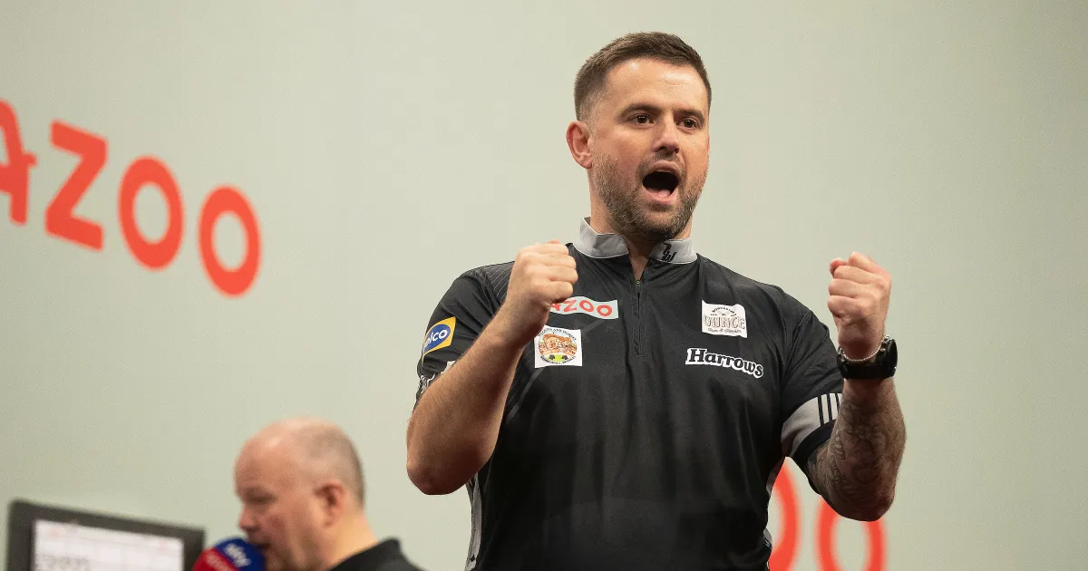 Woodhouse safely progresses past Ukrainian trailblazer Omelchenko to set up Price clash at PDC ...