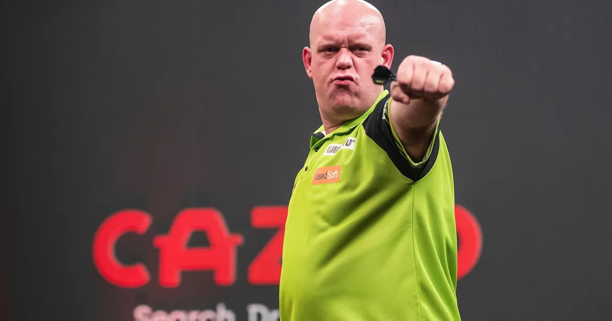 Imperious Van Gerwen marches into Premier League Darts final, set to ...