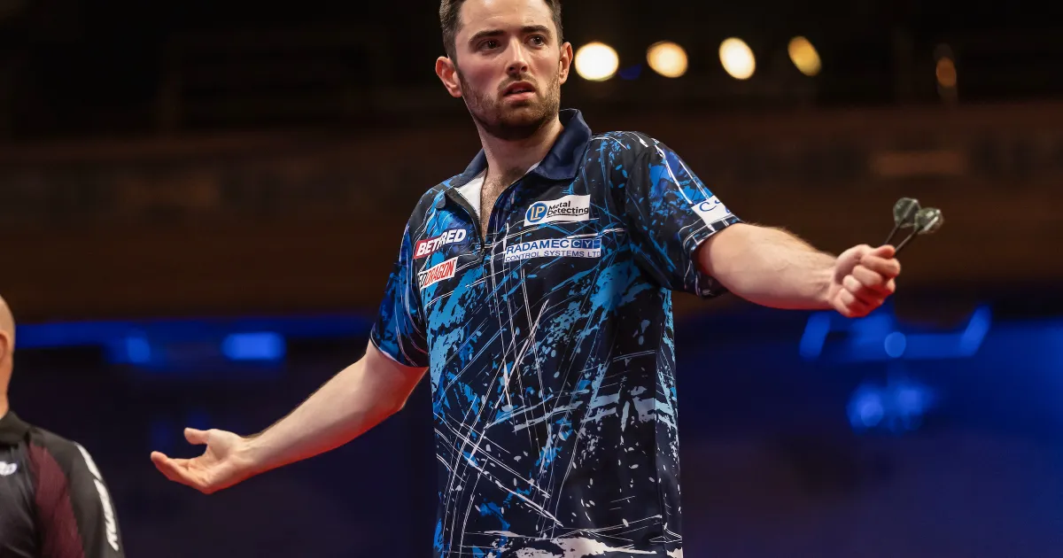 Luke Humphries hits nine-dart finish in Players Championship 20 opener
