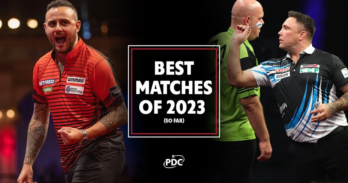 VIDEO: These are the five best darts matches of 2023 so far
