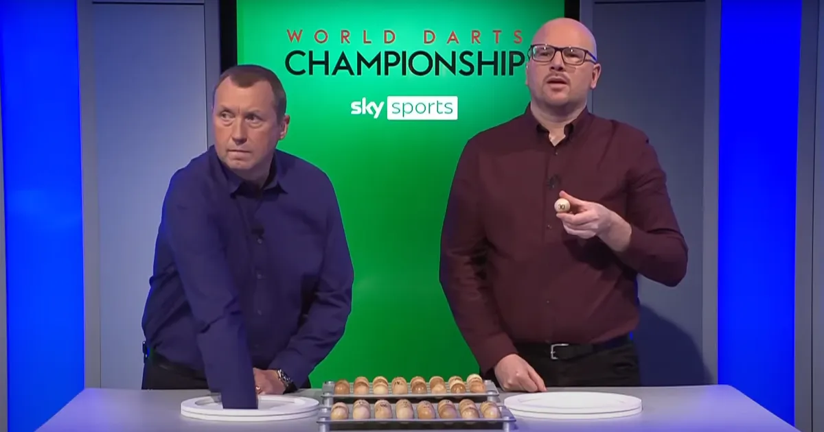 How to watch Monday's live draw for the 2024 World Darts Championship