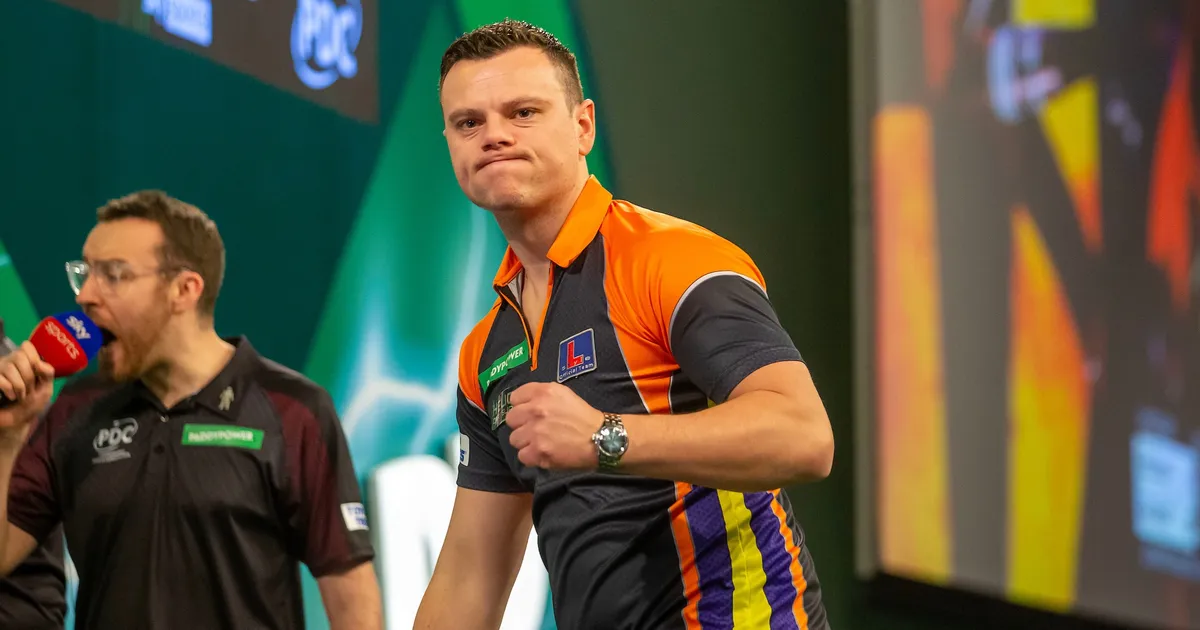 ''Even got a nine darter in the warm-up room'' - Jeffrey De Graaf ...