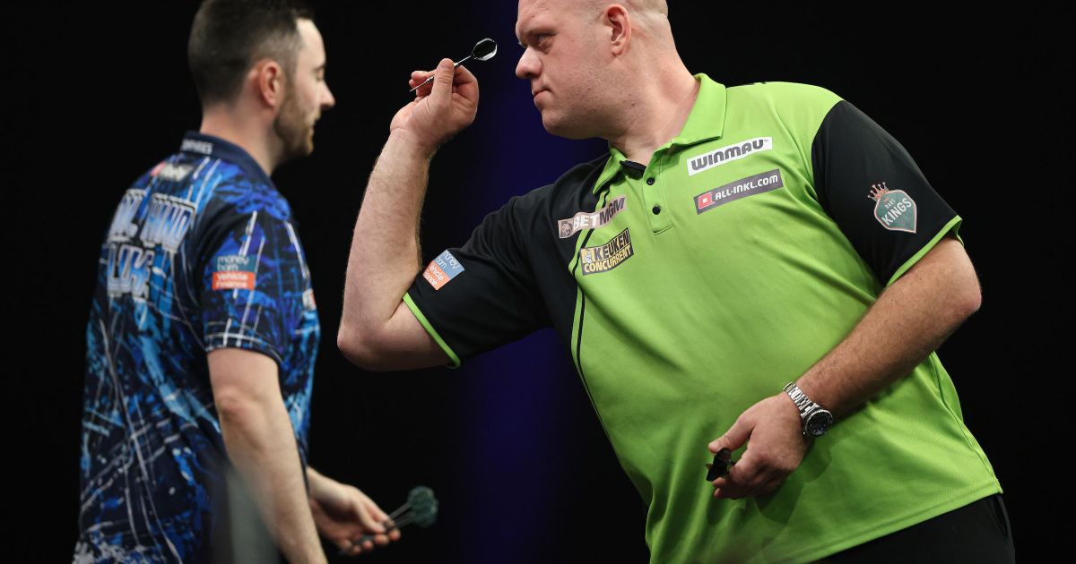 Schedule Sunday afternoon at World Series of Darts Finals 2024 with ...