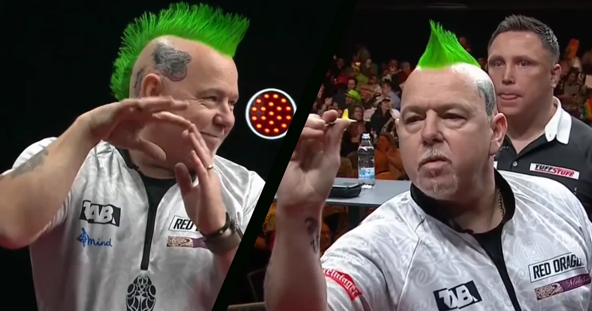 VIDEO: Peter Wright misses double 12 for nine-darter at New Zealand ...