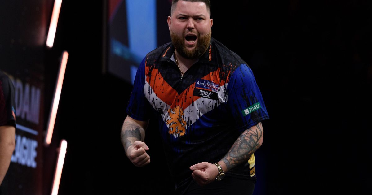 Michael Smith survives match darts for third game in a row and reaches ...
